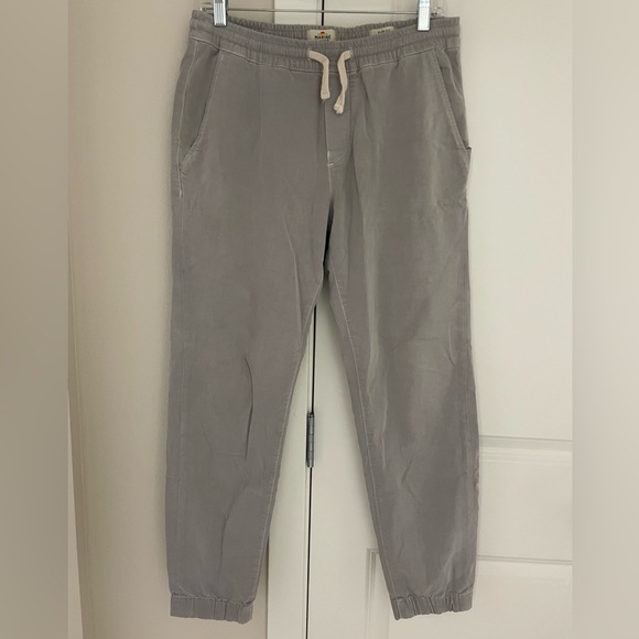 Marine Layer | Pants | Marine Layer Mens Saturday Chino Joggers In Gray ...